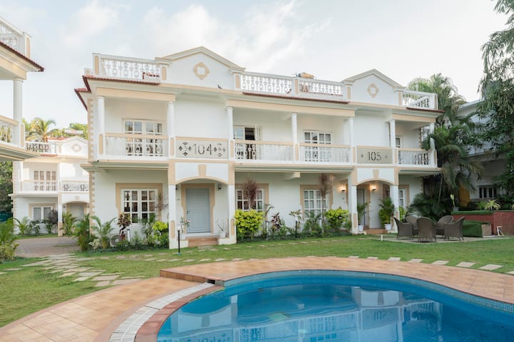 Staymaster Serafina - Spacious 1br -Ac -Wifi -Tv - Goa