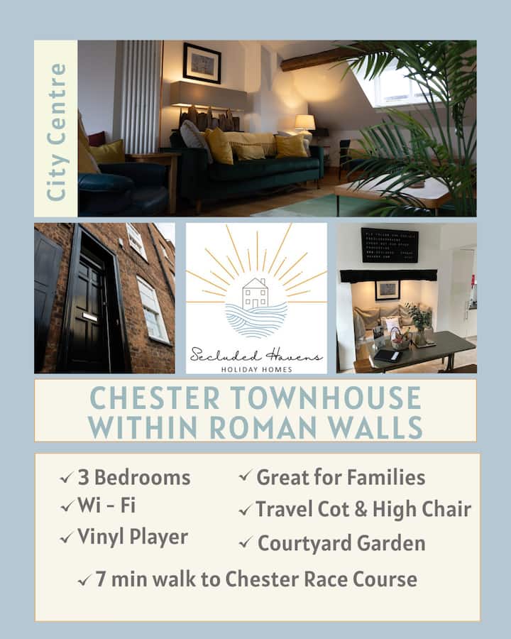 Secluded Havens Townhouse, Within City Walls - イギリス チェスター