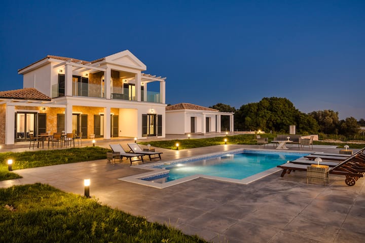 The Ionian Sea & Sunset View Villa - Cephalonia