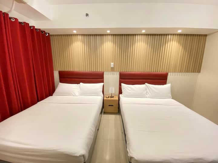 Moa Shell 11f; 4pax 2double-beds Amenity-view - Pasay