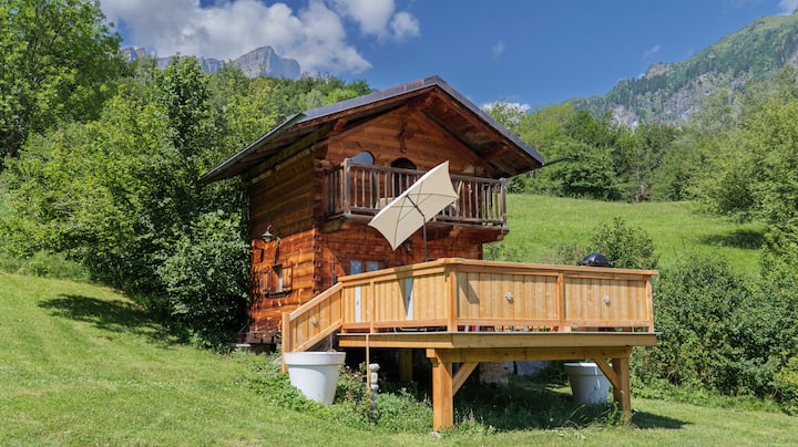 Chalet Cocooning Face Au Mont-blanc 10mn Chamonix - Les Houches