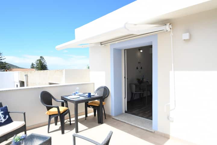 Attico Sea View Con Doppio Terrazzo E Parcheggio - Castelsardo