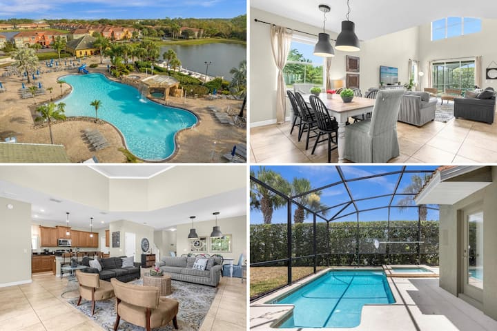 5 Bd/ 5 Ba Sleeps 15! Paradise Palms (2989bp) - Four Corners, FL