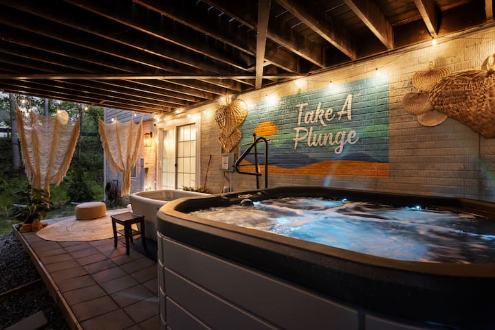 5br Wellness Retreat-hot Tub+cold Plunge+sauna+gym - Lake Anna, VA