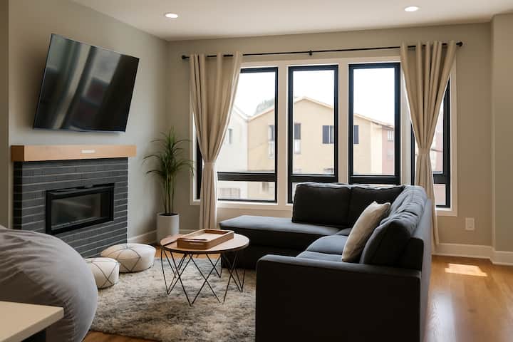 3br 2ba Urban Nook | 30 Min To Nyc + Free Parking - Jersey City, NJ