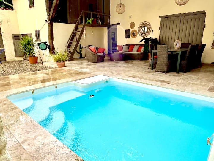 Maison De Ville 4* Avec 3 Chambres, Piscine-vienne - Ampuis