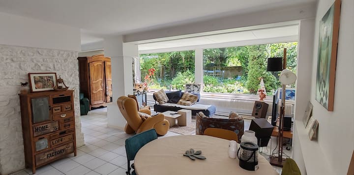 Appartement Ville à La Campagne, Jardin Arboré - ディジョン