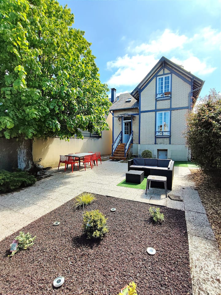 La Belle Anglo-normande - Jardin - Places Privées - Ouistreham
