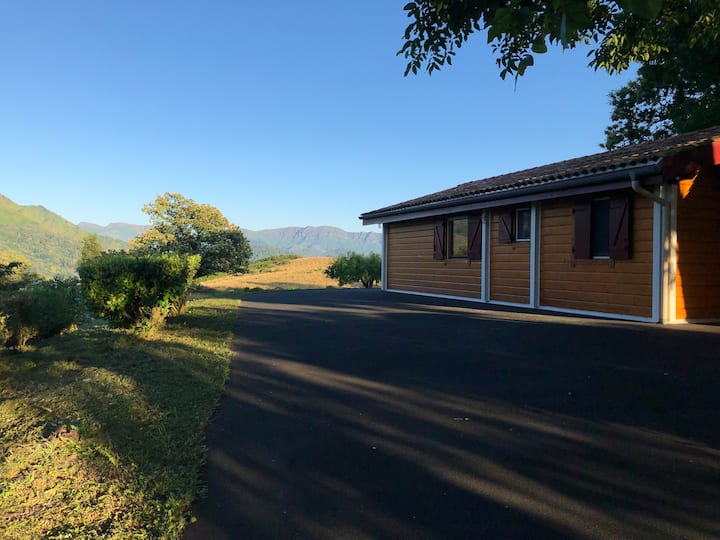 Maison En Bois Vue Panoramique - Bidarray