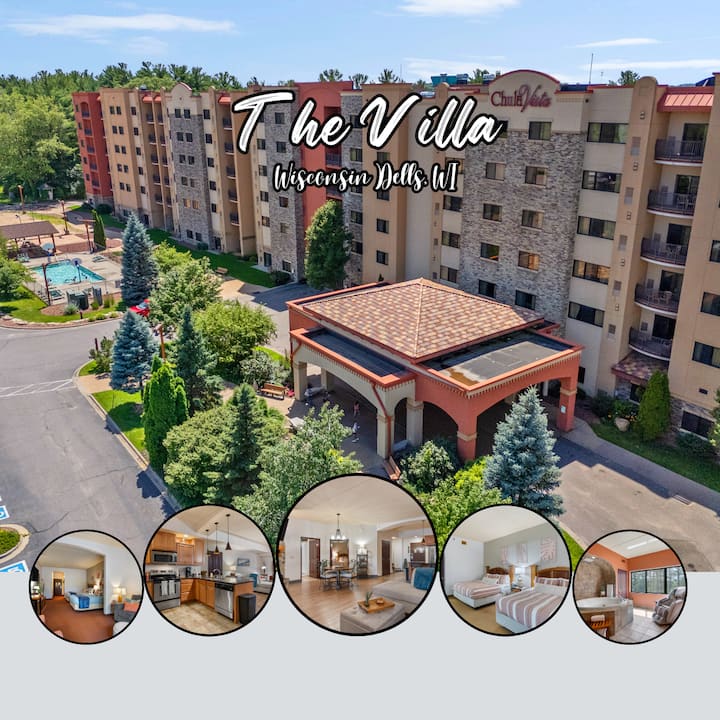The Villa | 3br Retreat For 14 W/ Whirlpool Tub - Wisconsin Dells, WI