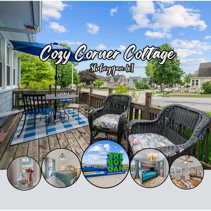 Cozy Corner Cottage – 2 Blocks To Lake & Beach - Sheboygan, WI