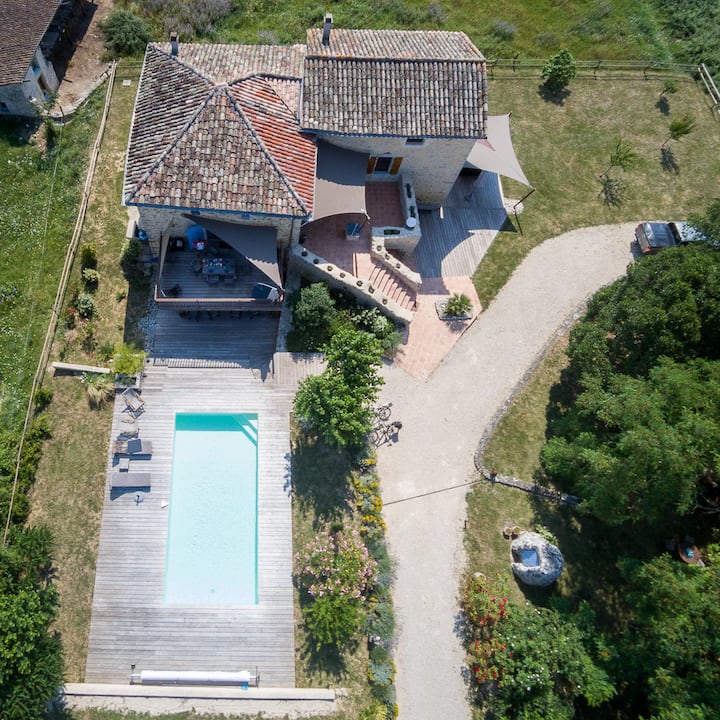 Gite De Charme  Climatisé Avec Piscine Chauffée - Ardèche