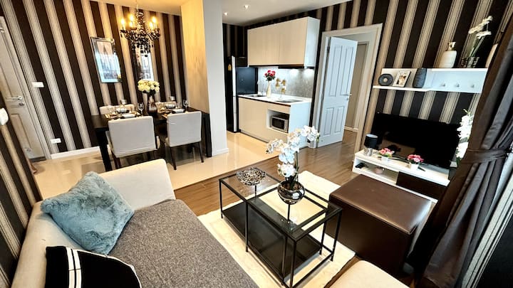 3 Rooms 2 Bath Luxury Designer Apartment 100m Pool - Phuket