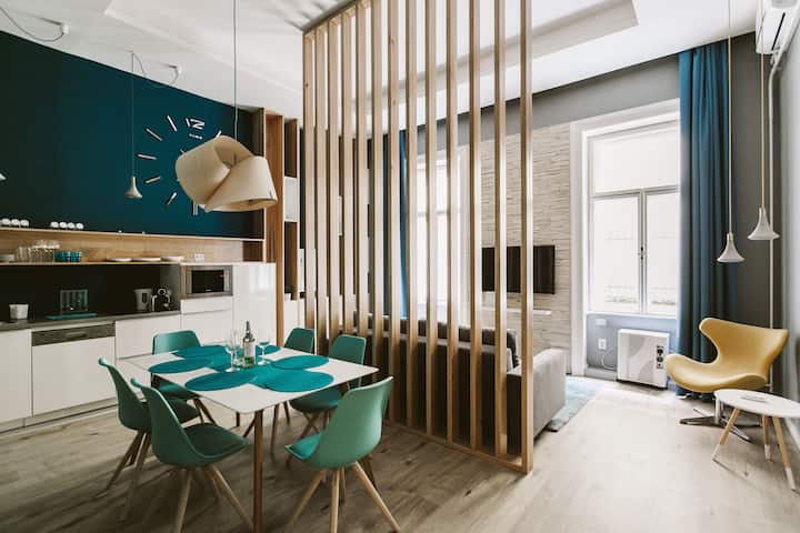 Turquoise Harmony In The Heart Of The City - Budapest
