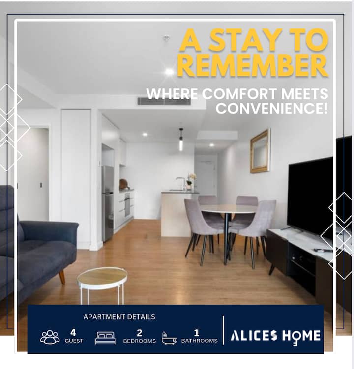 Homey 2br Parking, Pool, Gym,sauna St Brisbane M24 - Brisbane