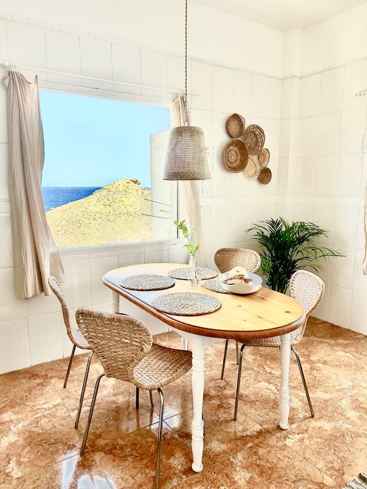 2 Bdr Charming Ocean View Apartment In Tajao - Tenerife