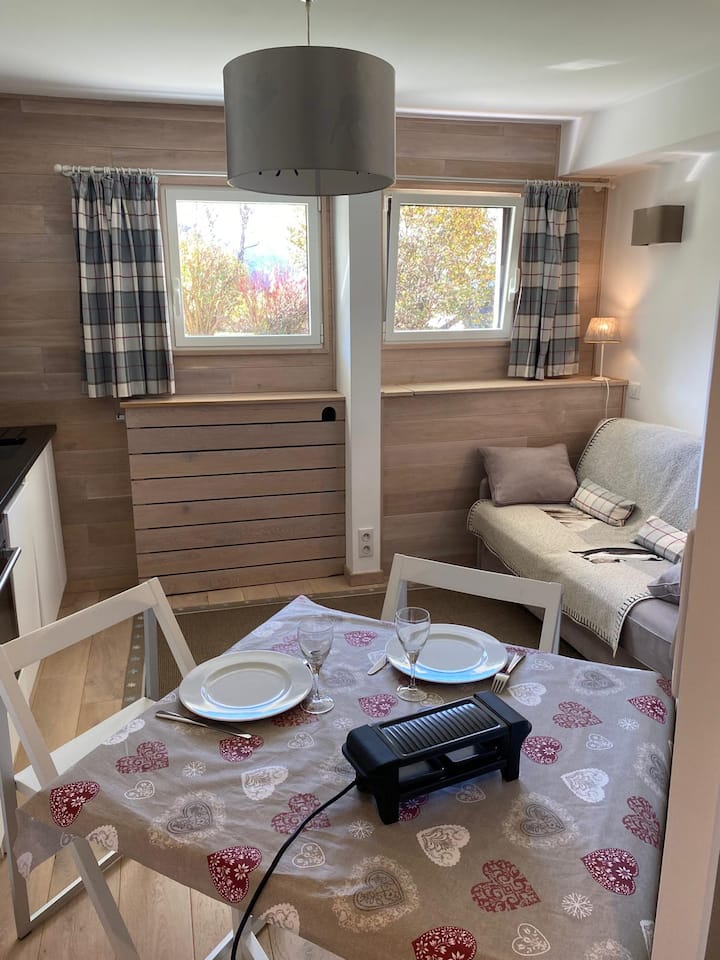 Studio Cosy Et Chaleureux - Megève