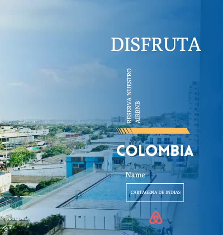 Suite Airy Cozy+pool+ac+near Sea+wifi At Cartagena - Cartagena