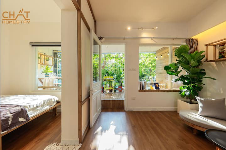 Trainstreetview*greenbalcony*freewasher*homecinema - Hanoi