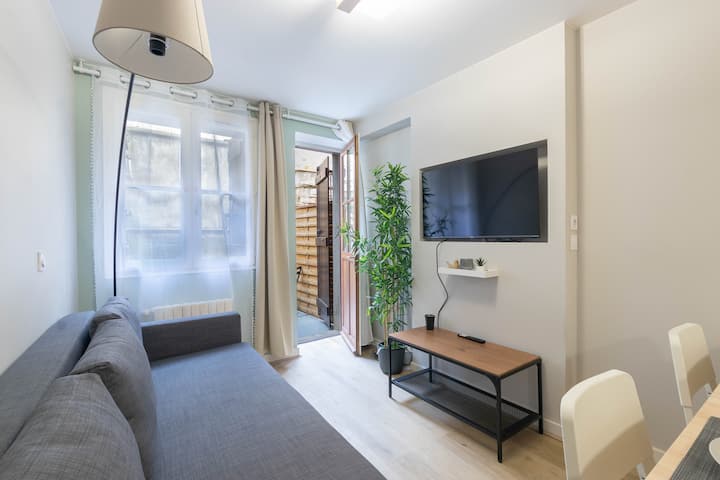 Appart'hotel Tournusien 4 - Terrasse - Tournus