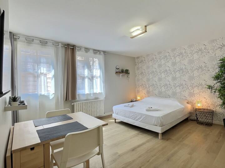 Appart'hotel Tournusien 6 - Terrasse - Tournus
