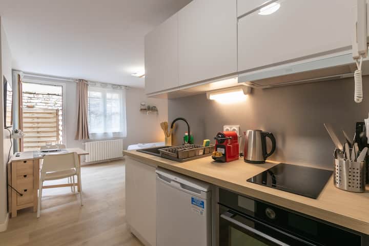 Appart'hotel Tournusien 6 - Terrasse - Tournus