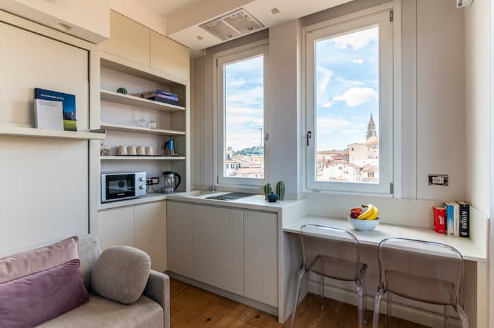 Oltrarno Romantic View Studio Flat With Elevator - Florenz