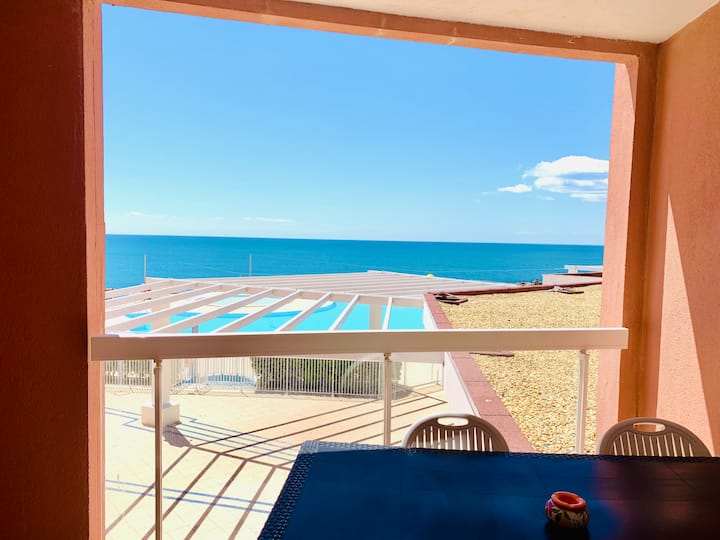 "557 Cap Corniche" Front De Mer Clim Parking - Frontignan