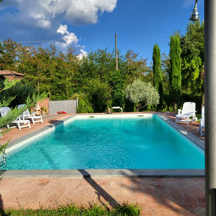 Alloggio In Villa In Collina Con Piscina Esclusiva - Bergamasco