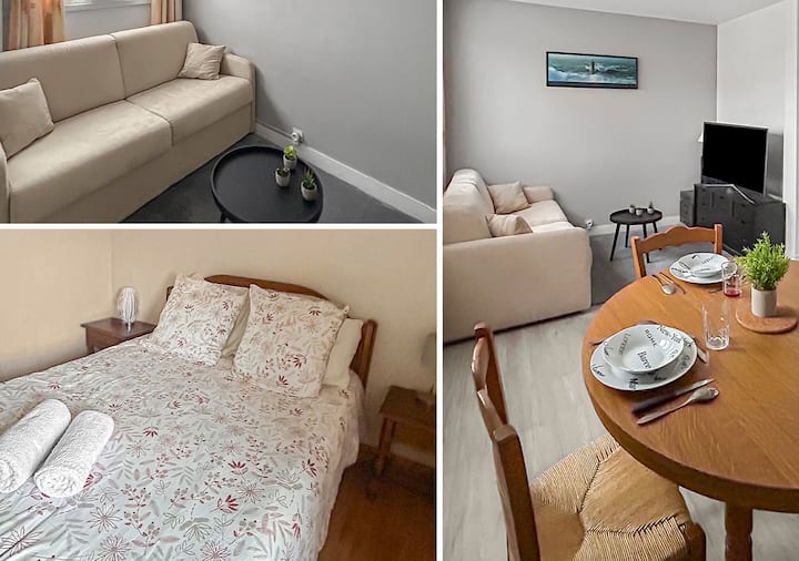 T2 Cuisine éQuipée, Parking Privé, 4 Personnes - Bayeux