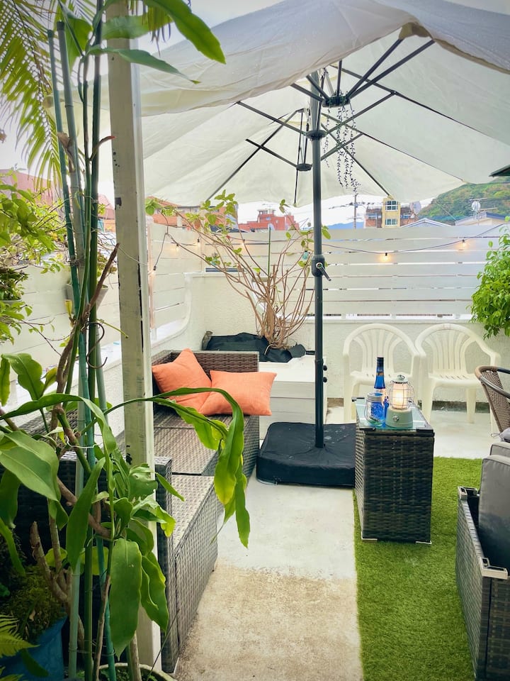 Private Terrace/bbq - Nagahama House Amami Oshima - 奄美市