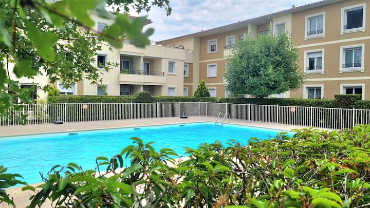 Appart Rdc Avec Piscine Au Coeur De La Métropole - Gradignan