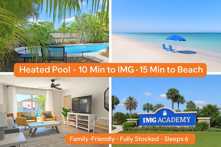 3brheated Pool • Monthly Stay • Img • Near Beaches - Bradenton, FL