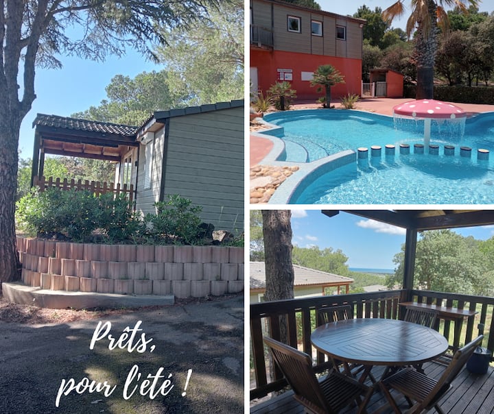 Chalet Climatisé Au Calme Pescalunes Lagrange - Marseillan