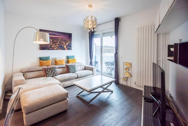 Appartement Cosy à Montparnasse Avec Climatisation - Montrouge