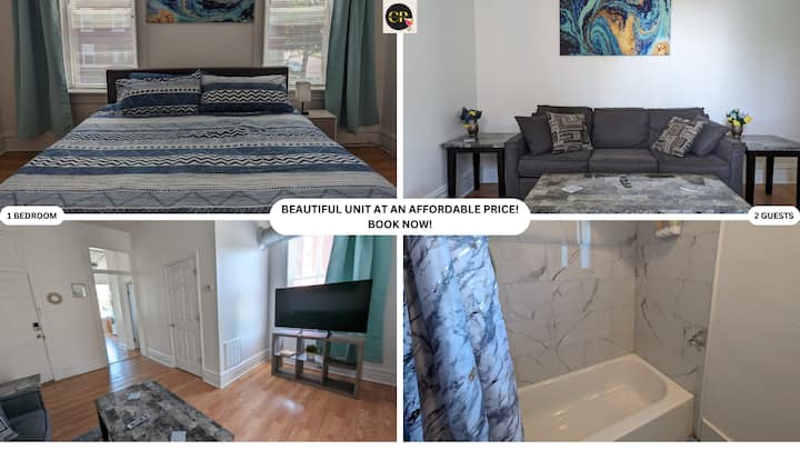 King Bed W/ Off-street Parking & W/d Near Ssm (2e) - St. Louis, MO