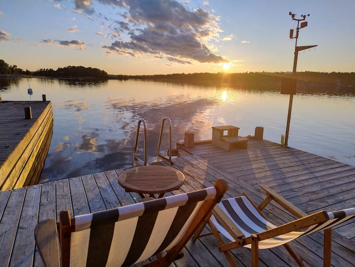 Skärgårdsparadis På Privat Udde, 20200 ㎡ Med Bastu - Haninge