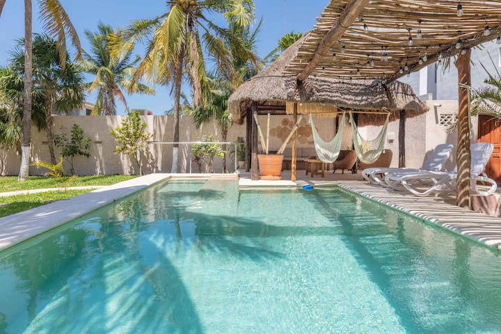 *One Block To Beach I 8 Pax I 3 Br I Pool - Yucatan