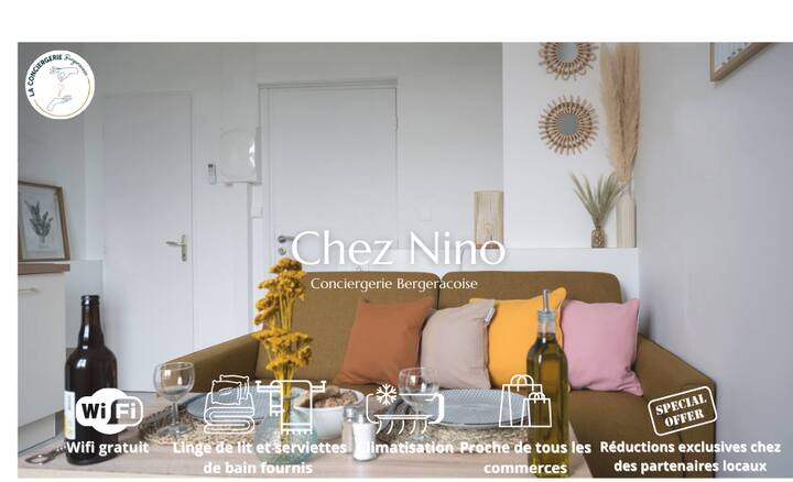 Chez Nino, Studio Climatisé, Vue Sur Le Caroussel - Bergerac