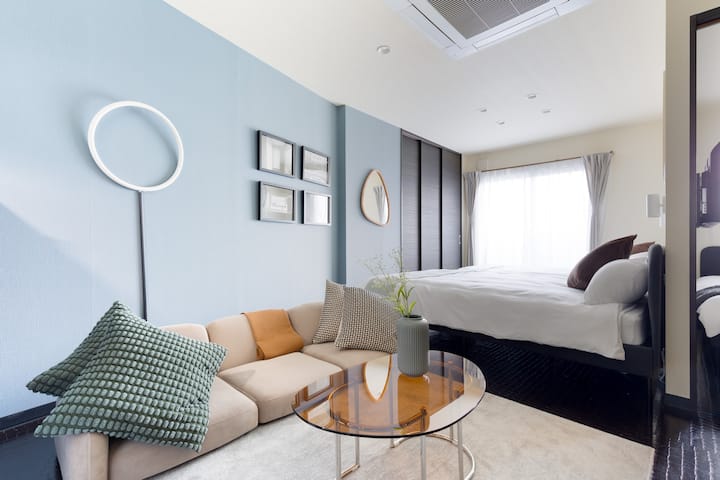 5min Namba|3min To Station|2 Bedrooms |68㎡ Private - Osaka