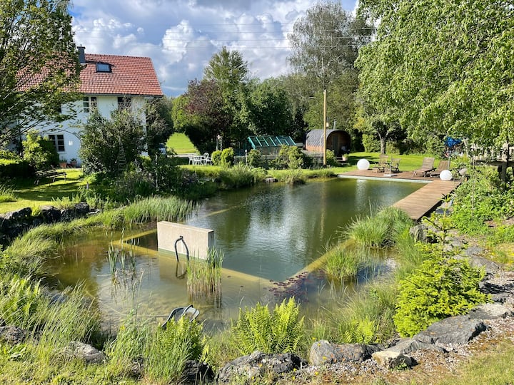 Allgäu Balance- Apt. Mit Sauna & Schwimmteich - Altusried