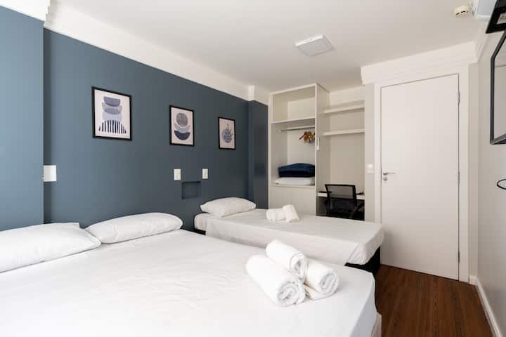 Apartamento 2 Quartos Moderno Com Varanda - Brasília