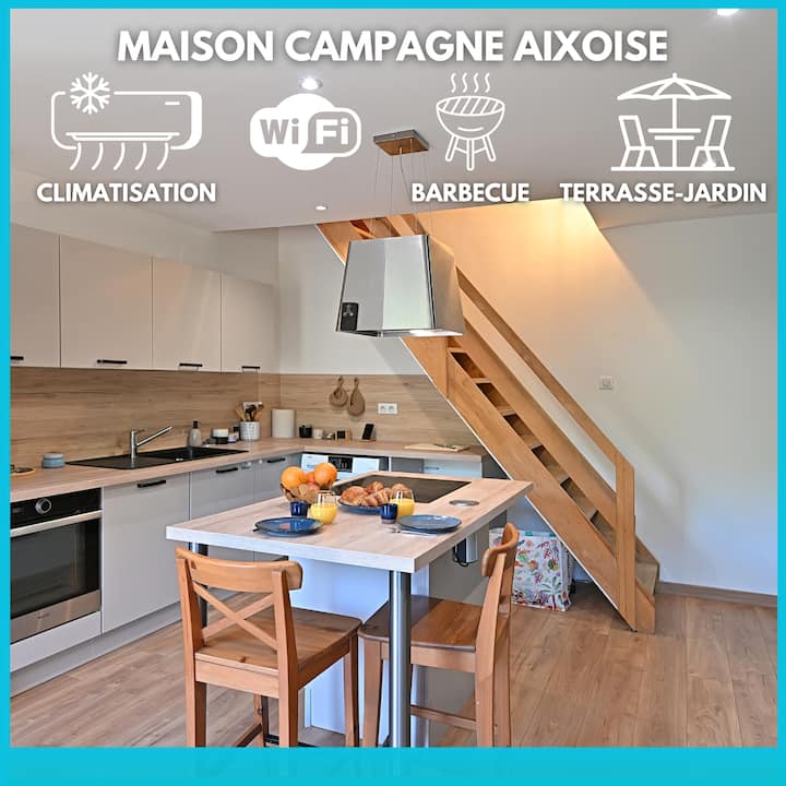 Maison *La Secrète*campagne*clim - Fuveau