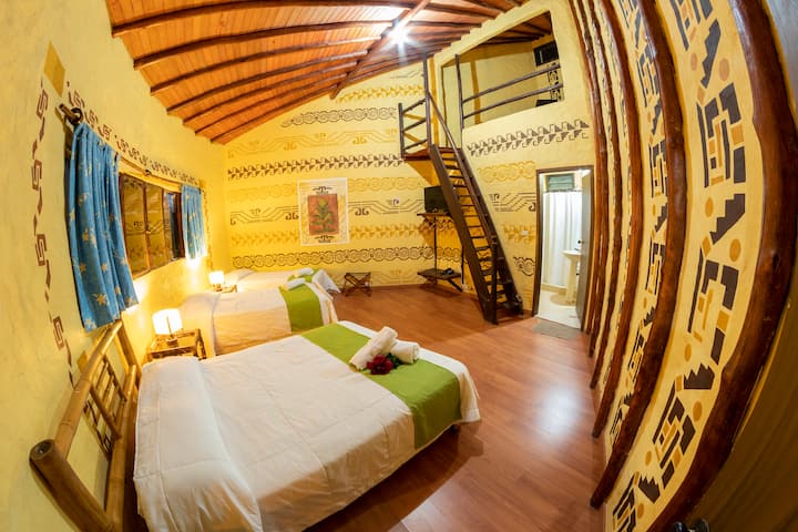 Habitación Cuádruple Estilo Maloka - San Agustín
