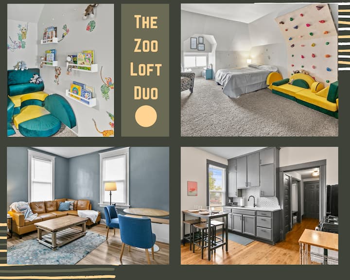 Large Home With Kids Play Loft At The Zoo! - Omaha, NE