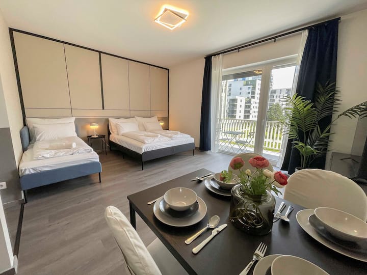 Budapart Studio Apartment+free Parking+balcony - Budapest