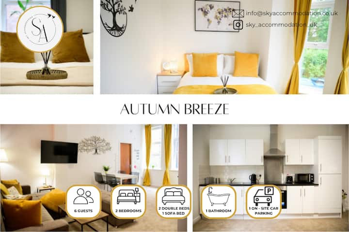 Autumn | Sleeps 6 | Fast Wifi | Prime Location! - Manchester Airport (MAN)