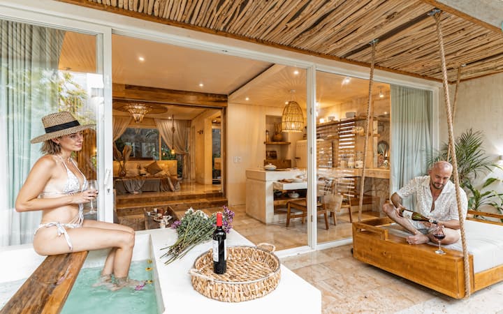 Luxury Stylish Loft | Private Hottub | Top Locatio - Tulum