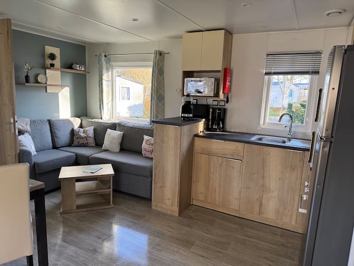 Etang & Piscines Gd Mobil Home 2ch Jardin Boisé 28 - Loir-et-Cher