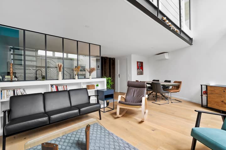 Loft Moderne Climatisé - Paris Porte De Versailles - Vanves